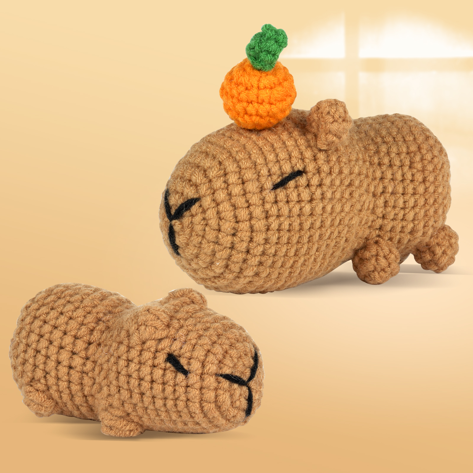 Crochet Kit| Two Capybaras – MOREJMTT