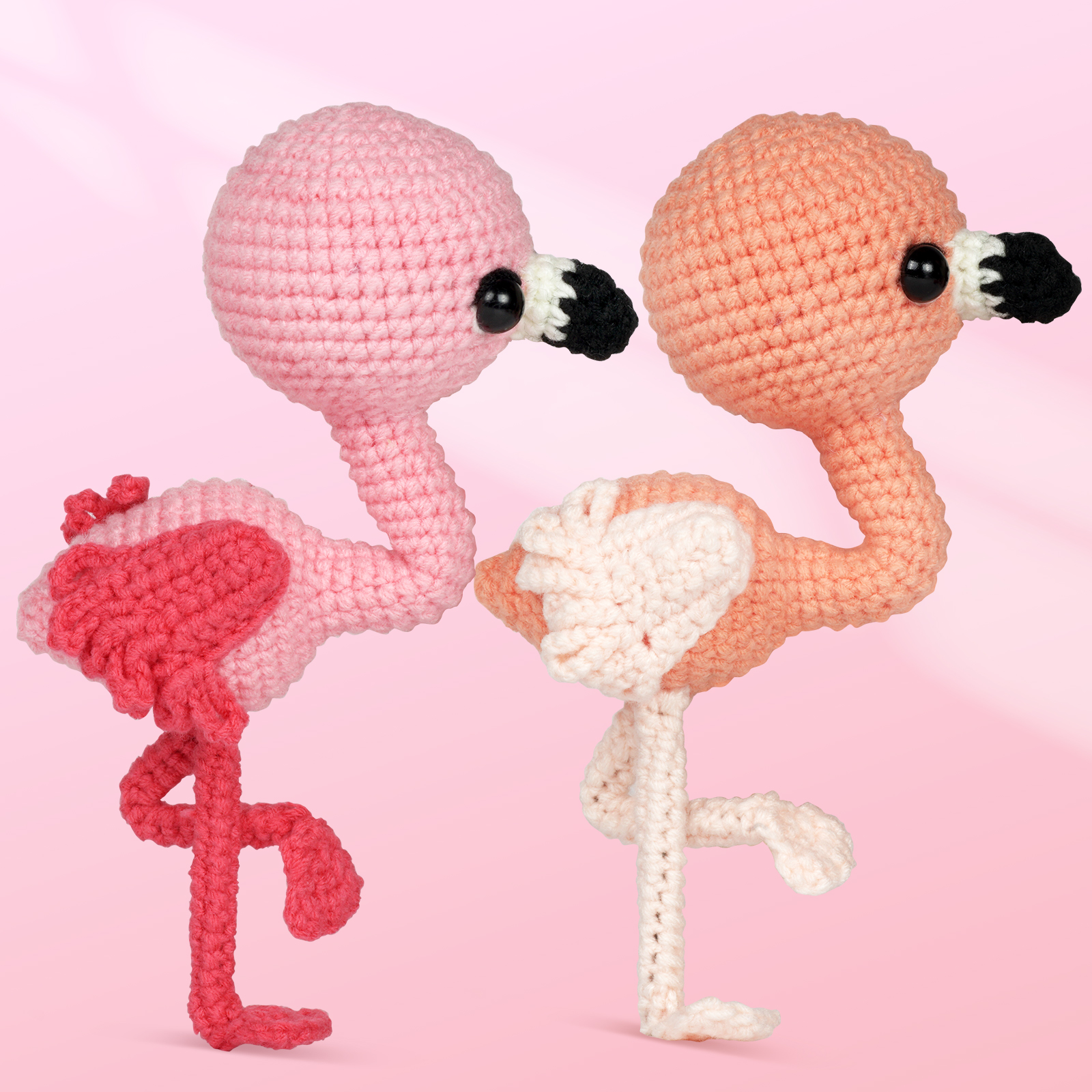 Crochet Kit| Flamingos – MOREJMTT